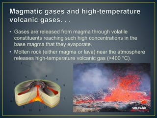 Volcanic gases and climatic effects | PPTX