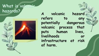 Volcanic Hazards.pptx | Geology | Science