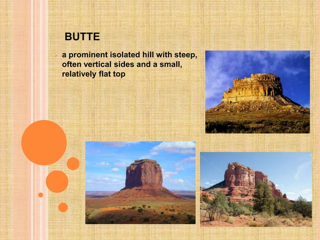landforms (geomorphology) presentation | PPT