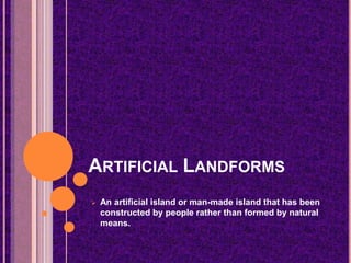 landforms (geomorphology) presentation | PPT