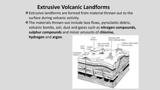 Volcanic landforms intrusive extrusive | PPT