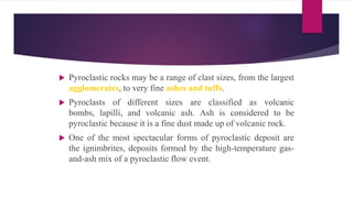 volcaniclastic deposits | PPT