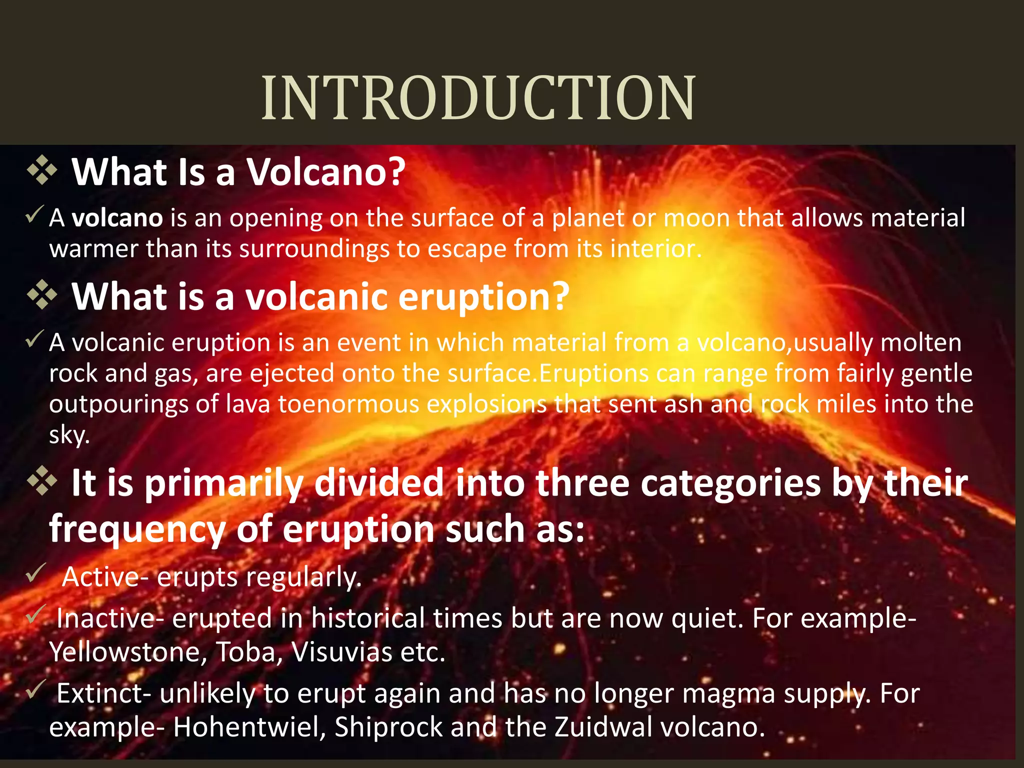 Volcanism presentation by md wabidur rahman | PPTX