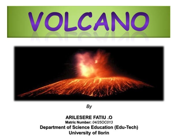 Volcano | PPT
