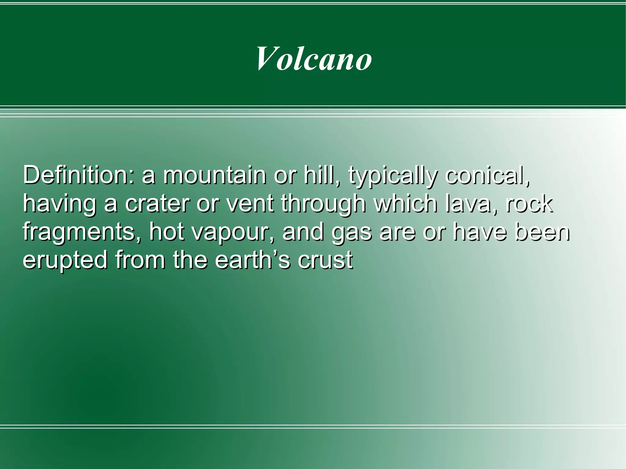 Volcano | ODP
