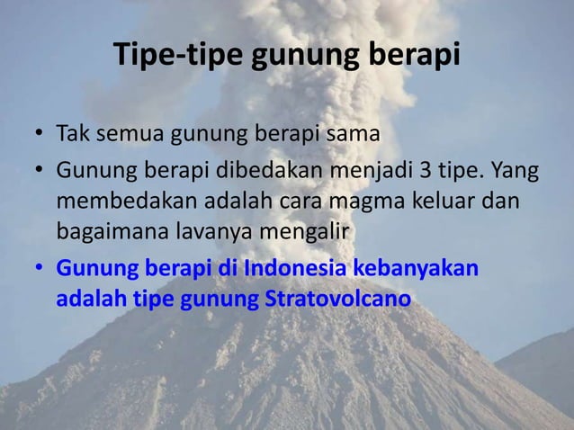 Gunung Berapi (Volcanoes) | PPTX