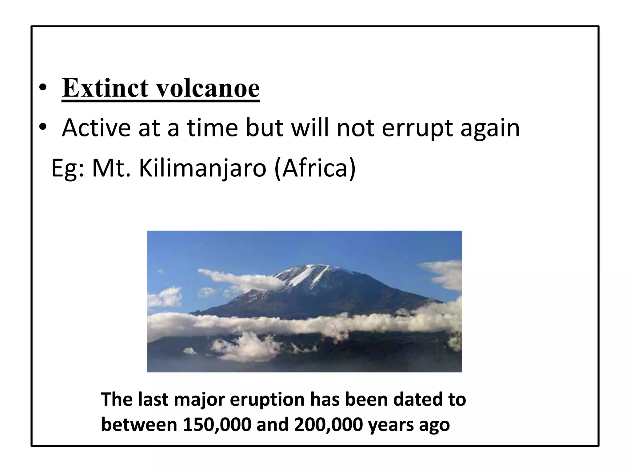 Volcano. b.ed modified | PPTX