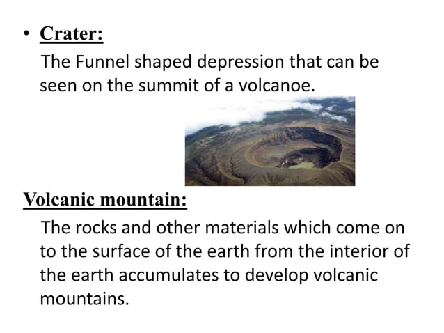 Volcano. b.ed modified | PPT