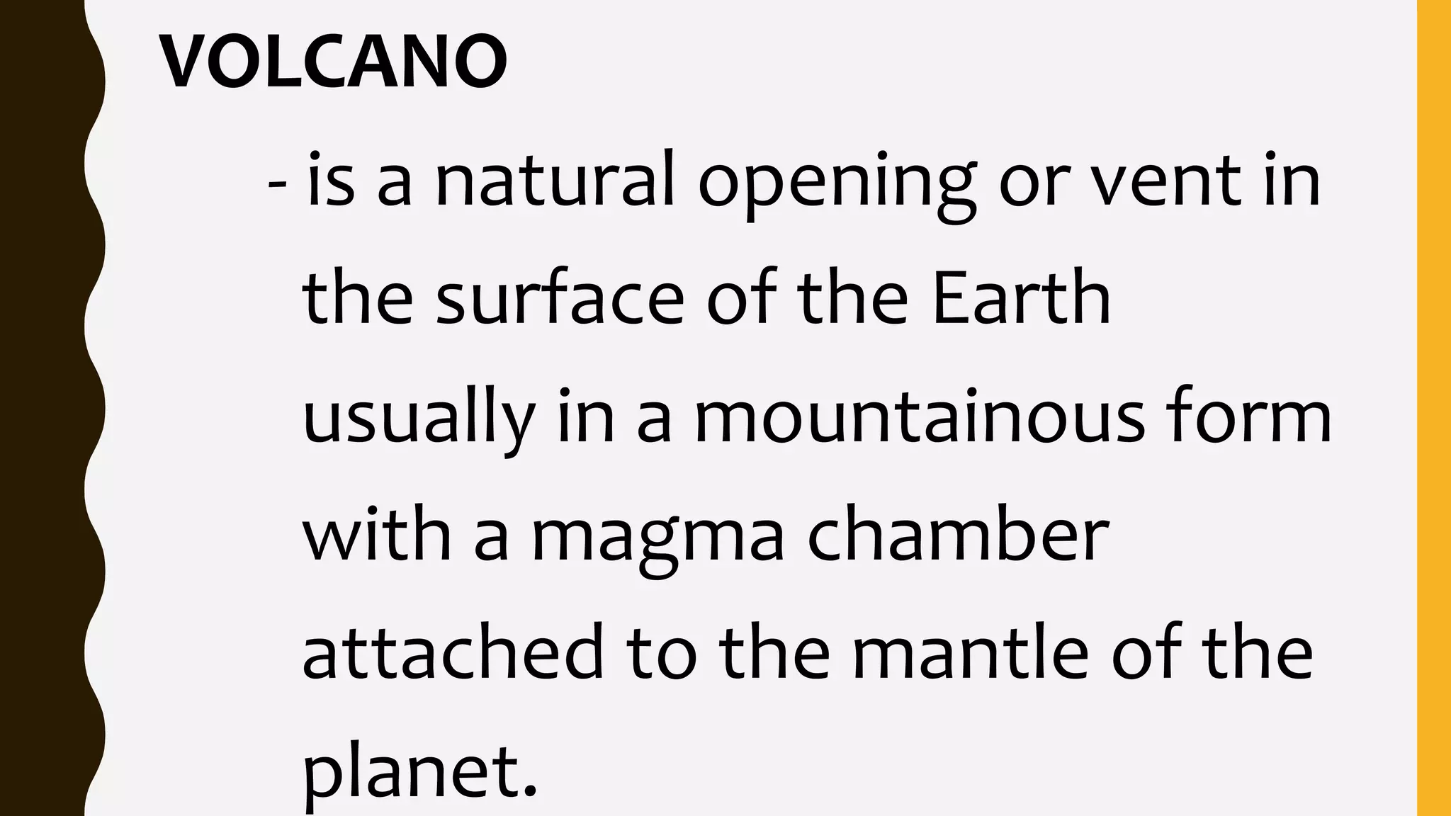 VOLCANOES | PPTX | Geology | Science