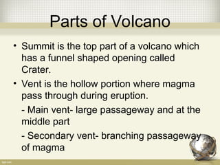 What is volcano and the types of volcano? | PPT
