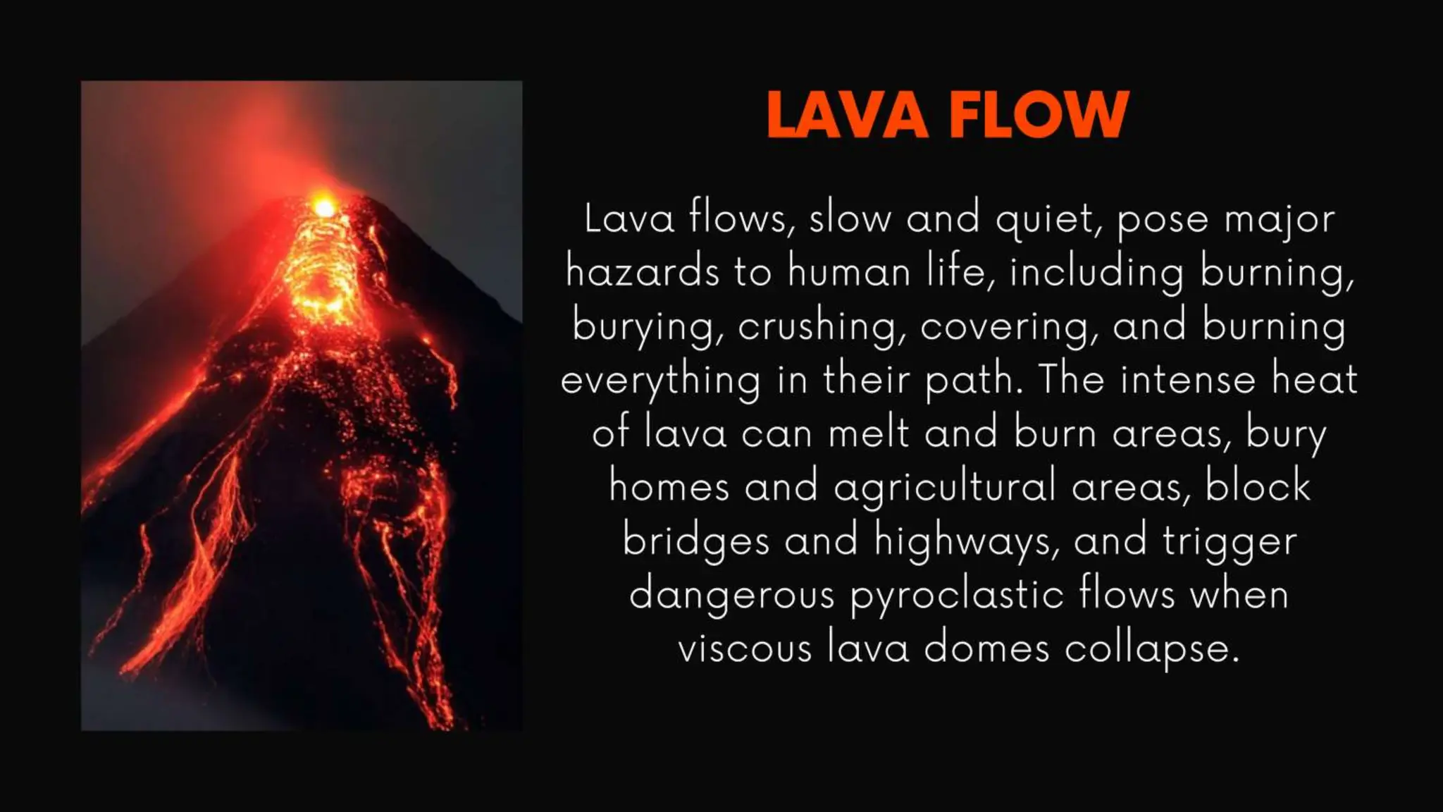 "DISASTER READINESS AND RISK REDUCTION: Various Volcano-related Hazards ...