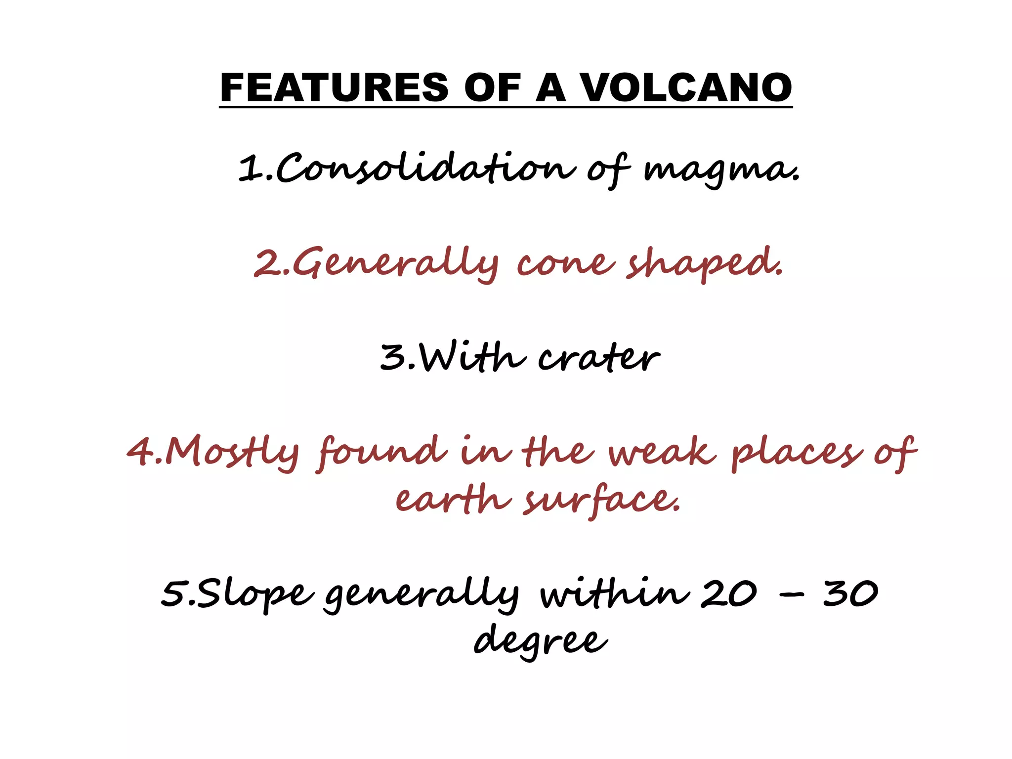 Volcano and related concepts | PPTX