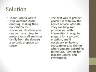 Volcano presentataion | PPTX