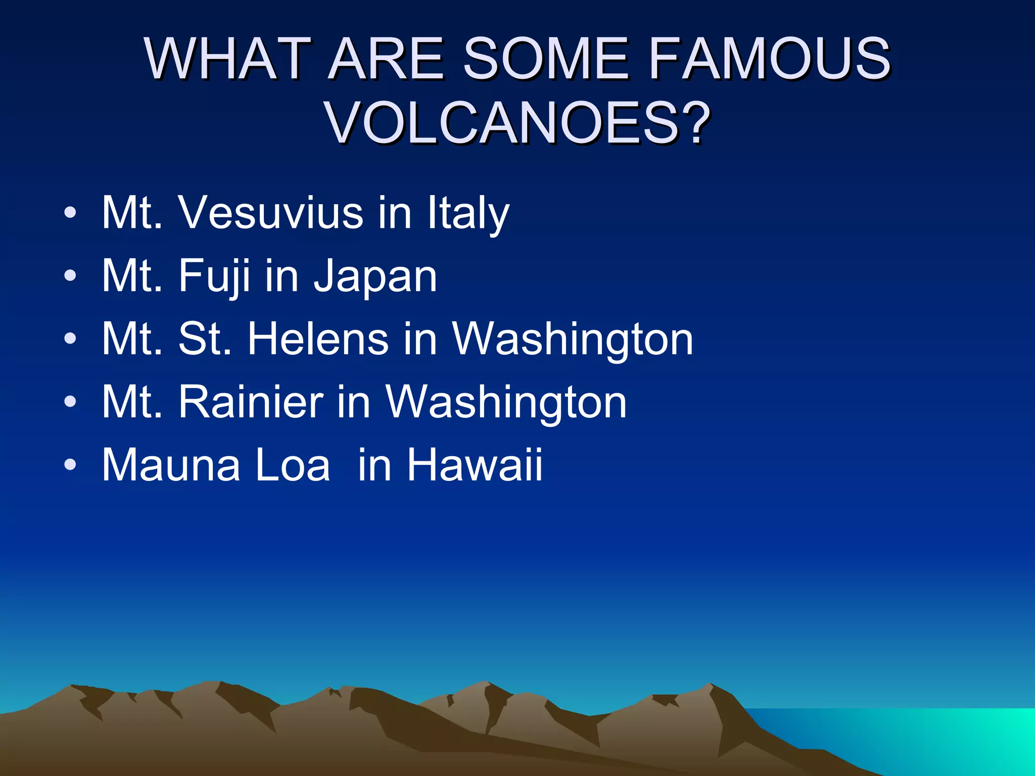 Volcanoes! | PPT