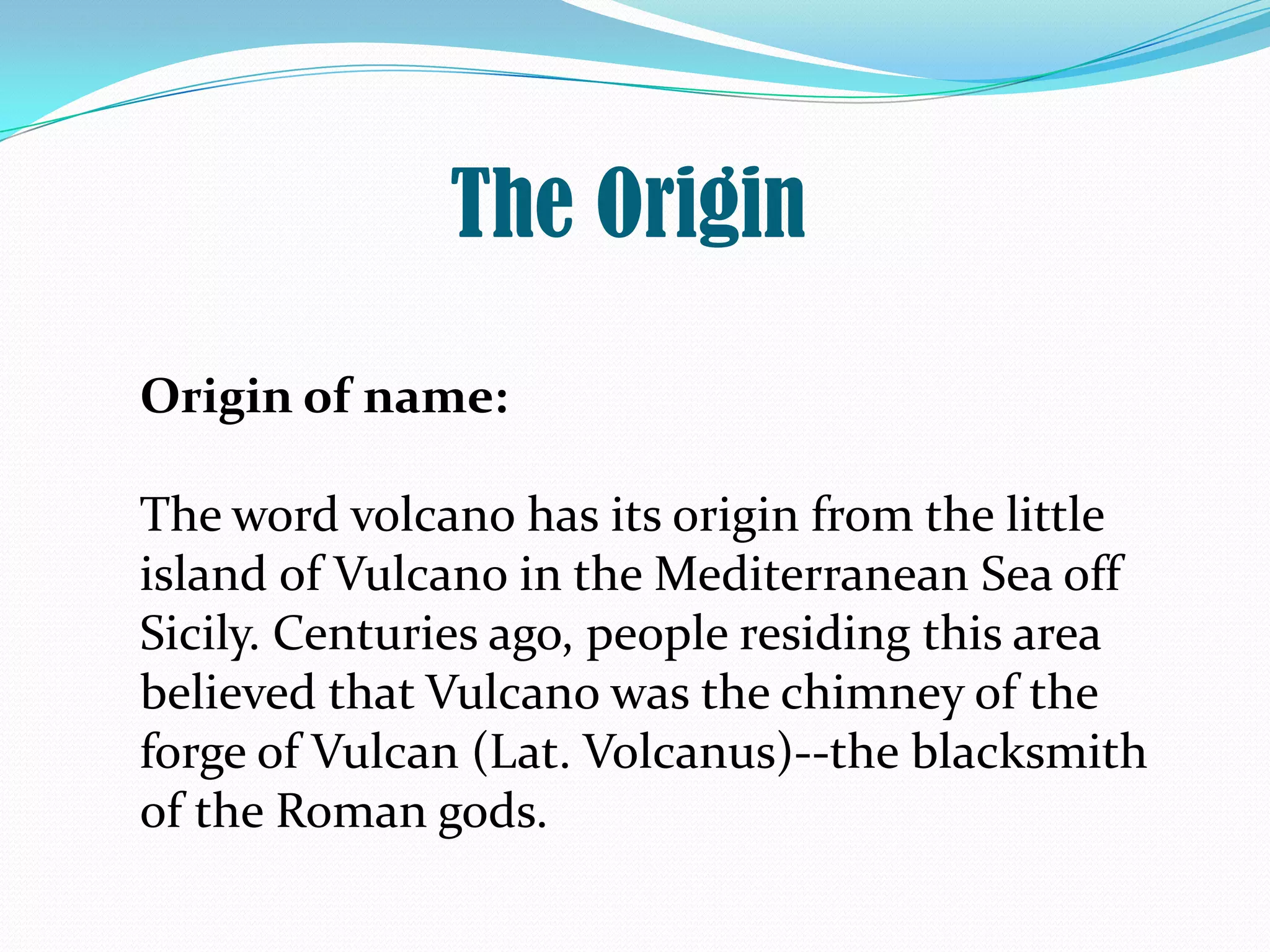 Volcanoes- Antionette | PPTX