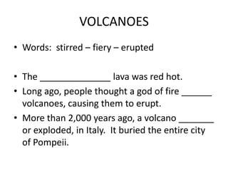 Volcanoes | PPT
