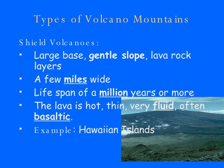 Volcanic Mountains Meaning