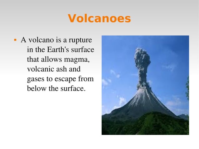 Volcanoes | PPT