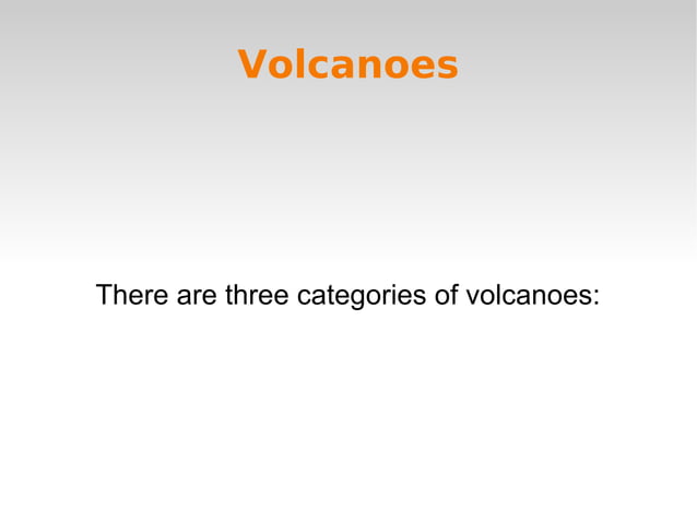 Volcanoes | PPT
