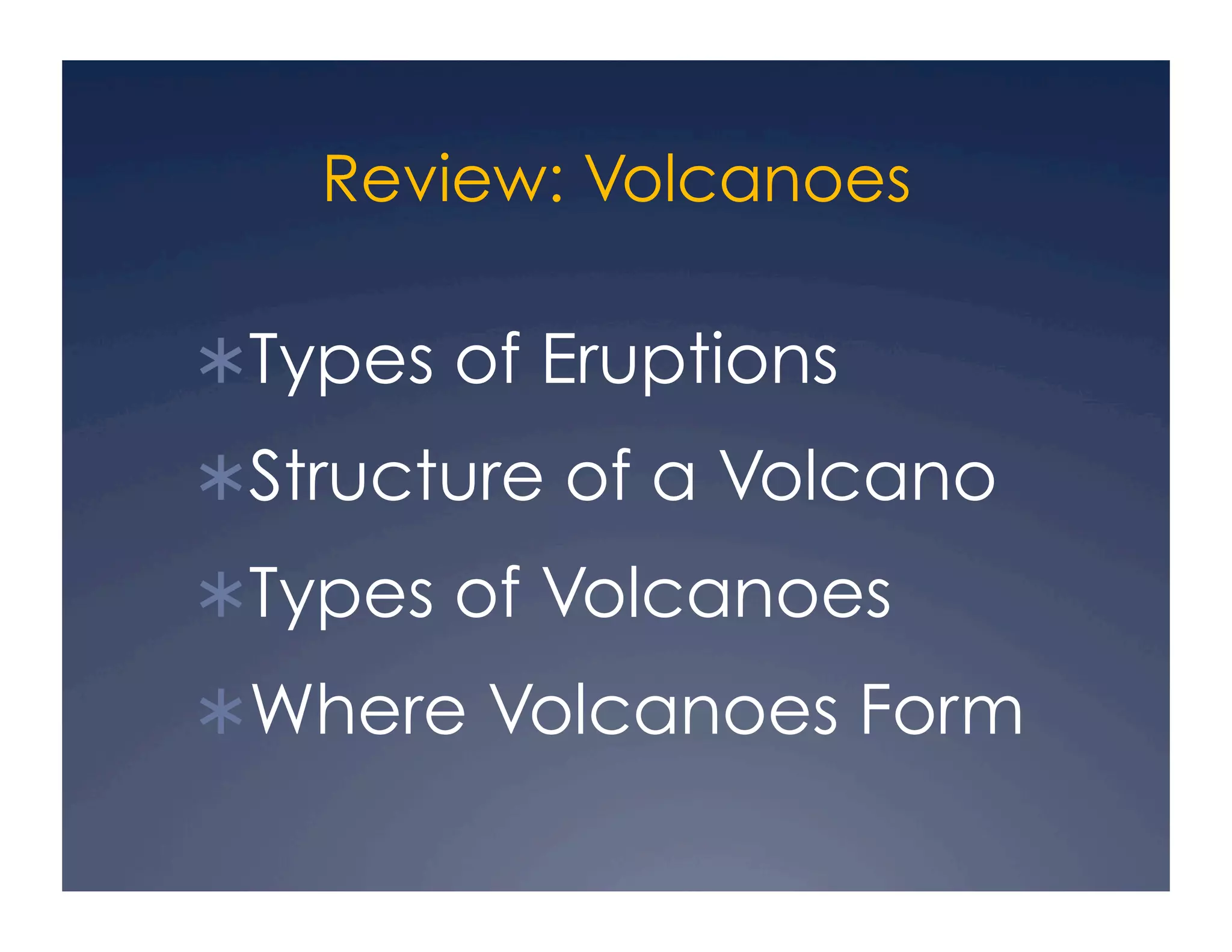 Volcanoes | PDF
