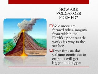 Volcanoes | PPTX