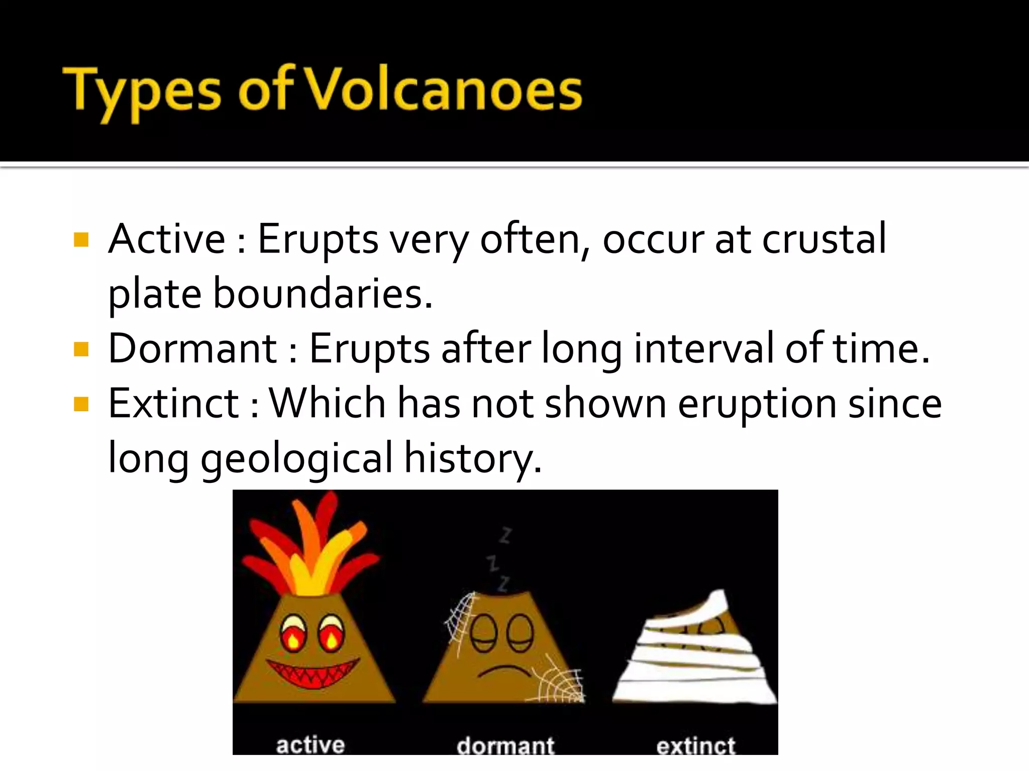 Volcanoes: Its characteristics and products. | PPTX