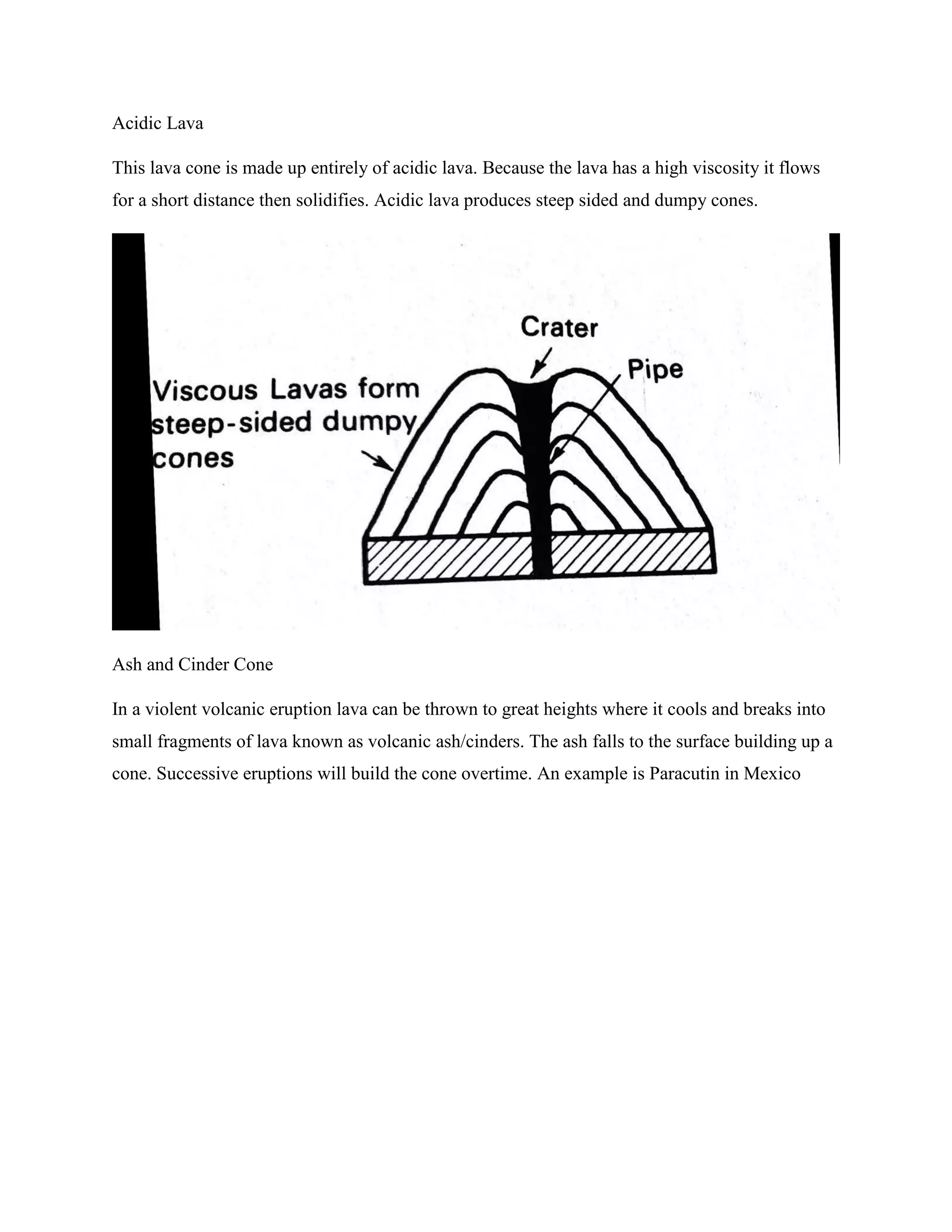 Volcanoes- CSEC GEOGRAPHY | PDF