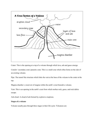 Volcanoes- CSEC GEOGRAPHY | PDF