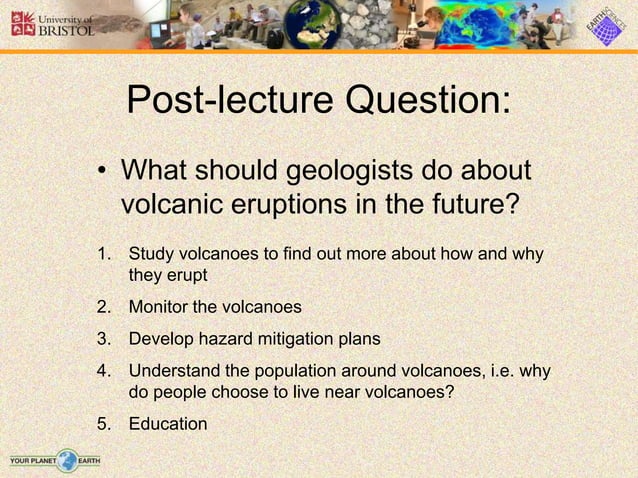 Volcanoes presentation for grade 9 students | PPT