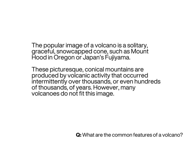 VOLCANOES PRESENTATION( TYPES OF VOLCANOES, TYPES OF FLOWS, ROCKS, ROCKS CYCLE).pdf