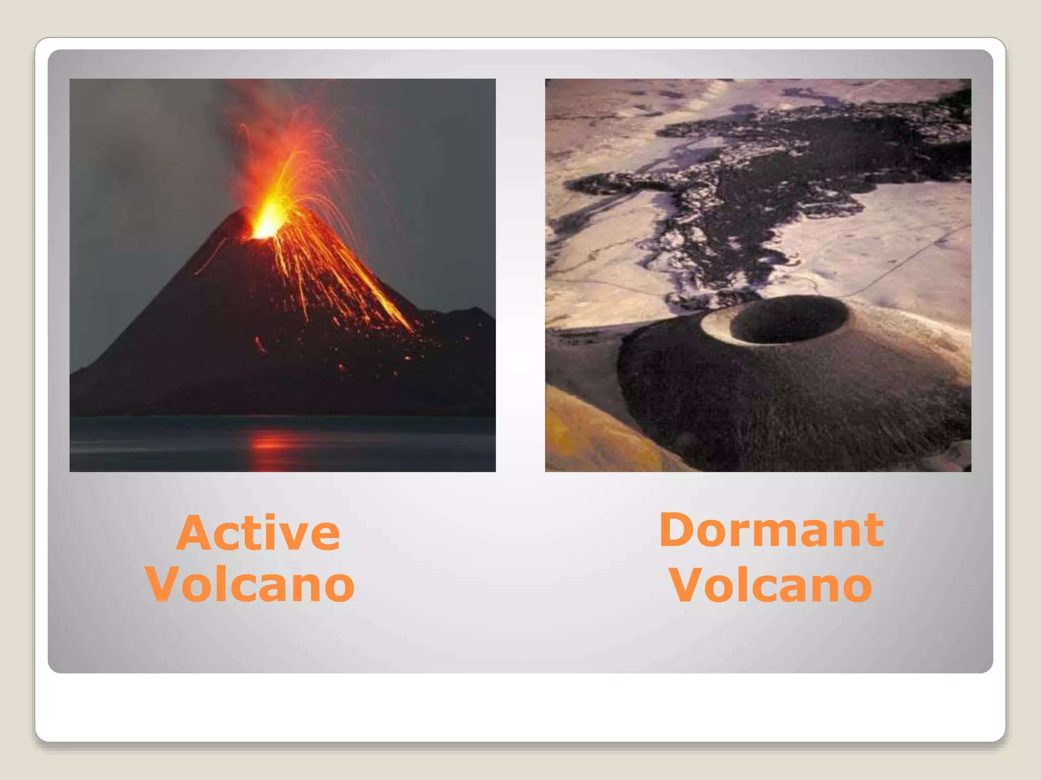 Volcanoes reading-comprehension-exercises 60296 | PPTX