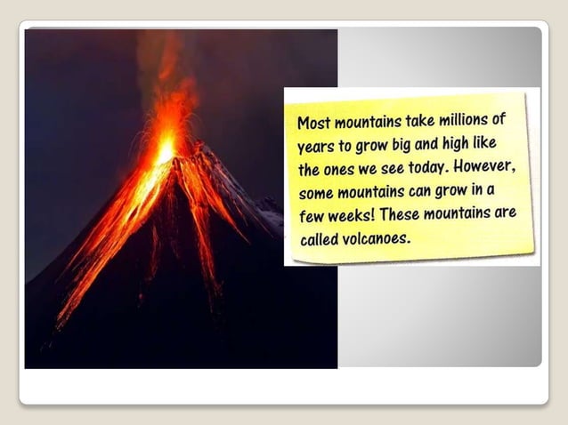 Volcanoes reading-comprehension-exercises 60296 | PPT