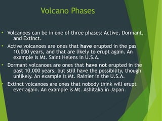 Volcanoes and earthquakes education powerpoint | ODP