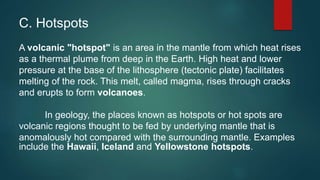 Volcanoes and plate tectonics | PPTX