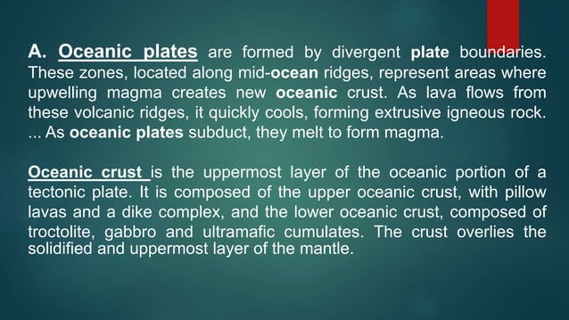 Volcanoes and plate tectonics | PPTX