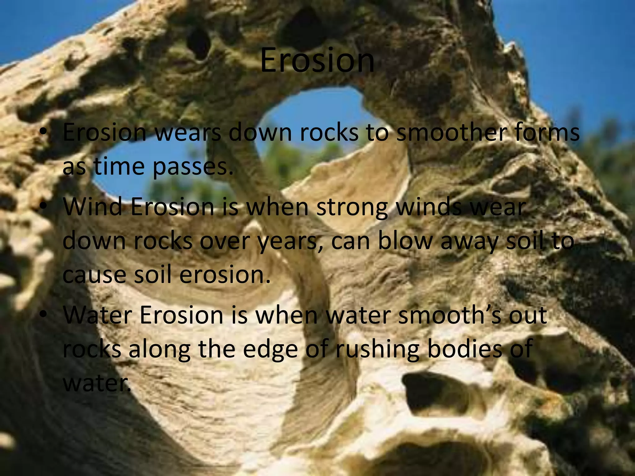 Volcanoes & erosion | PPTX