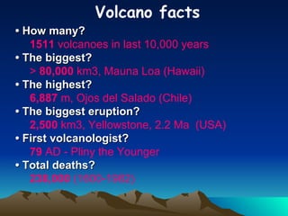 Volcanoes intro | PPT | Geology | Science