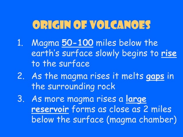 Volcanoes p.p. --one to use | PPT