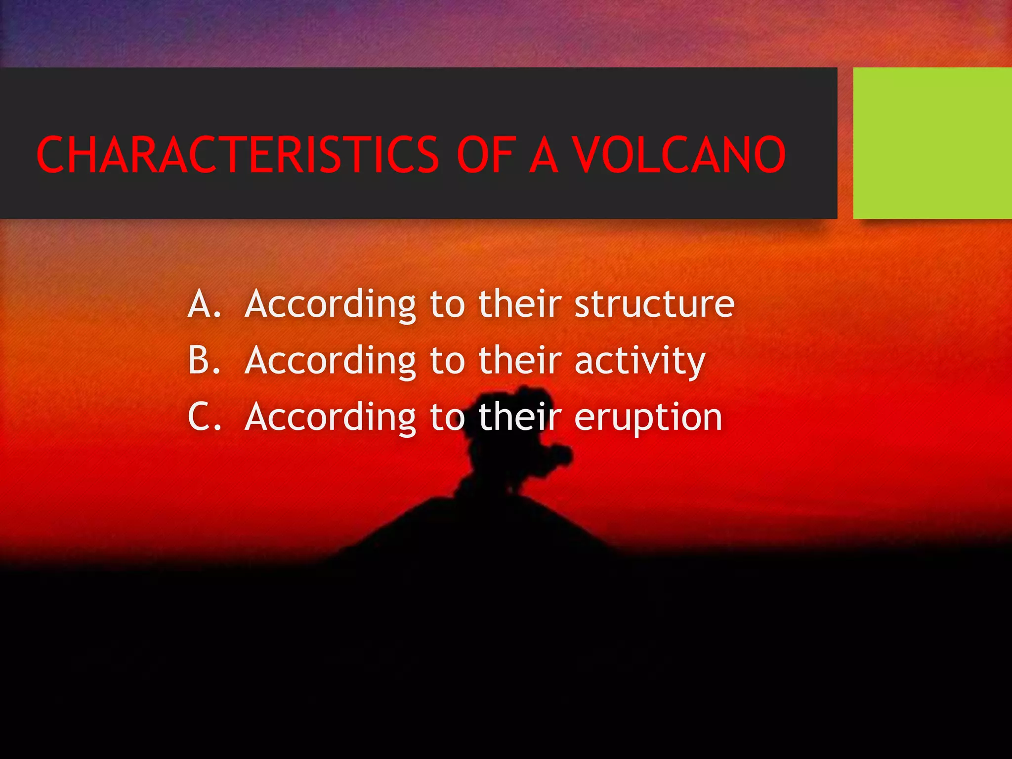 Volcanoes PART 1 | PPTX