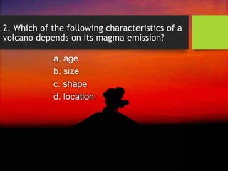 Volcanoes PART 1 | PPTX