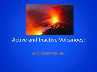 Volcanoes presentation | PPTX
