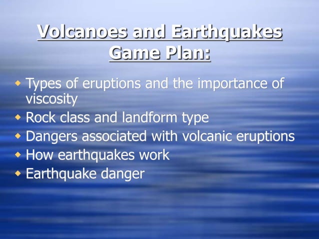 volcanoes_quakes.ppt and earthquakes and | PPT | Free Download