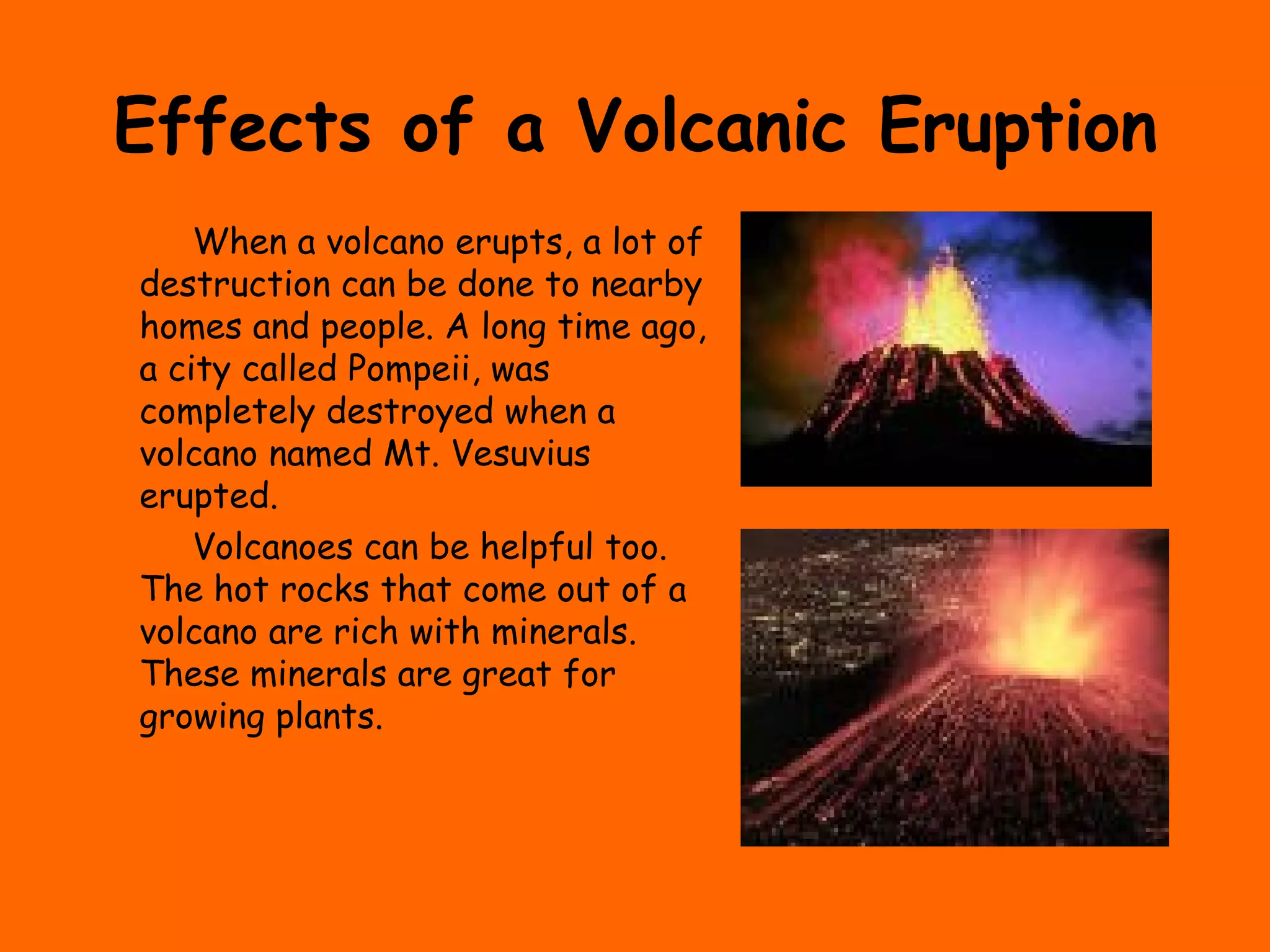 Volcanoes sample | PPT