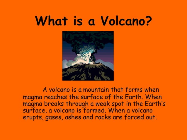 Volcanoes sample | PPT