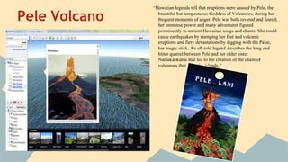 Volcanoes with legends | PPTX