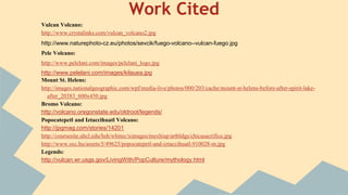 Volcanoes with legends | PPTX