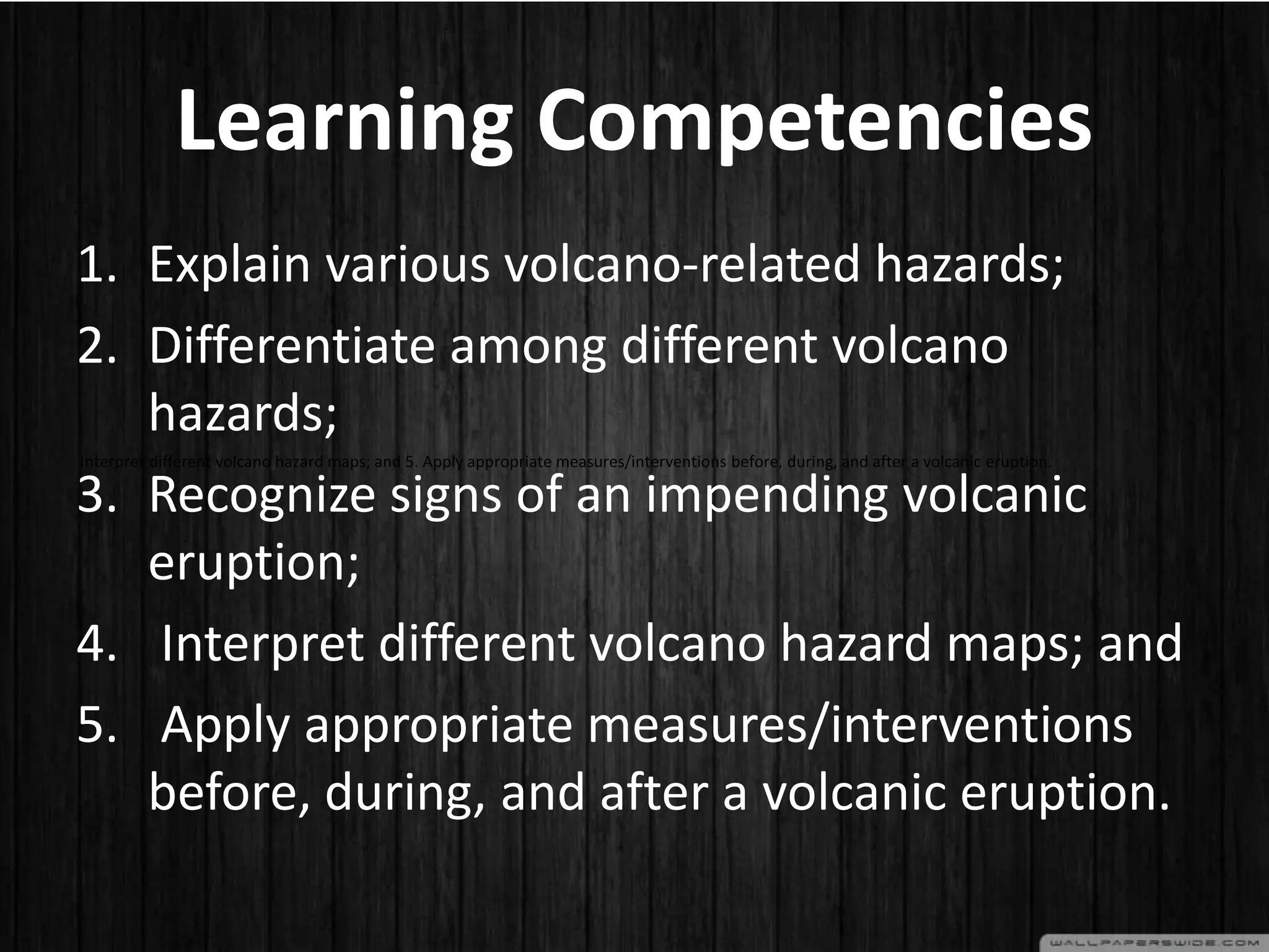 Volcano hazards | PPTX