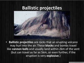 Volcano hazards | PPTX
