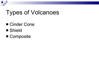 Volcano landforms(2) | PPT