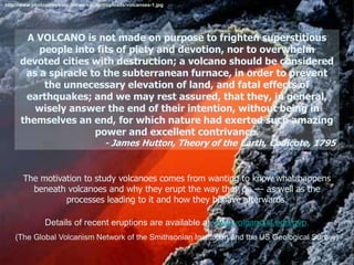 volcanology.ppt | Geography | Science